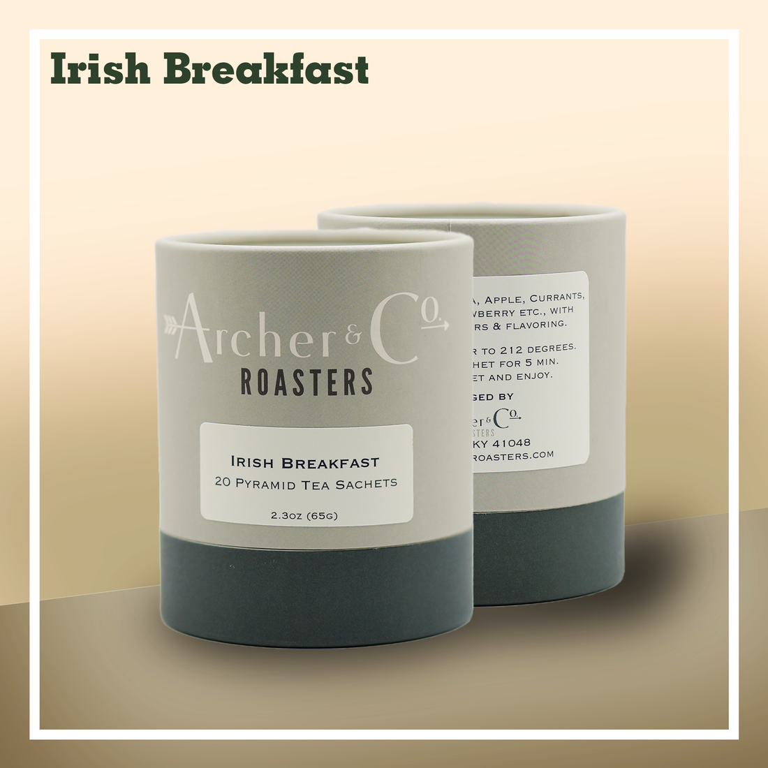 Irish Breakfast - Pyramid Sachet – Archer & Company Roasters